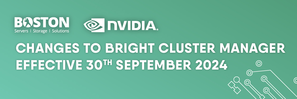 Important: Changes to Bright Cluster Manager – Effective September 30, 2024